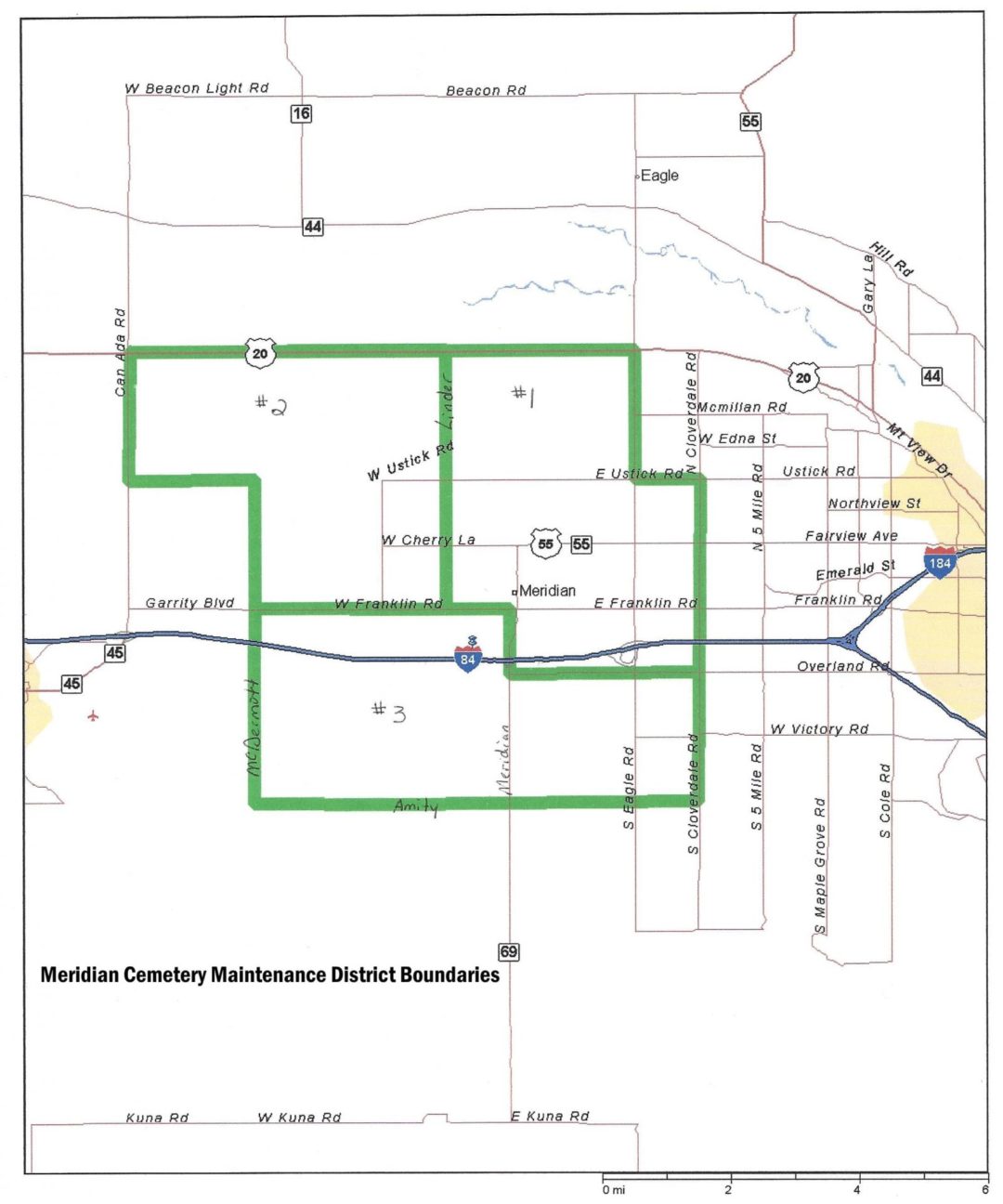 Maps | Meridian Cemetery