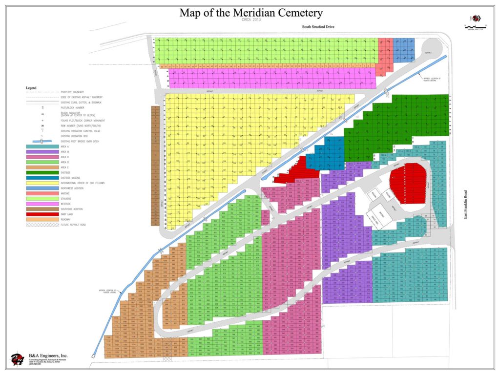 Maps | Meridian Cemetery
