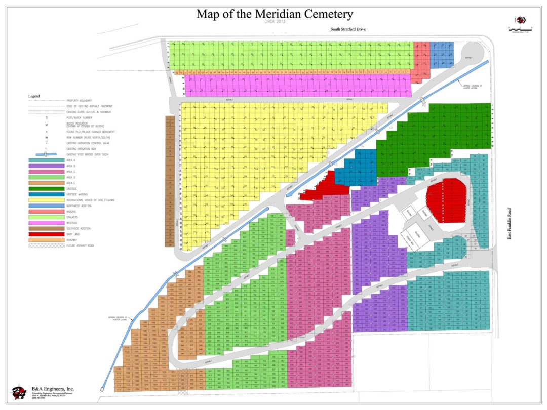 Maps | Meridian Cemetery