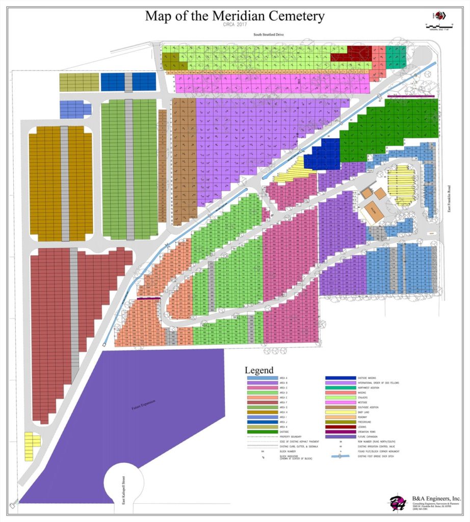 Maps | Meridian Cemetery
